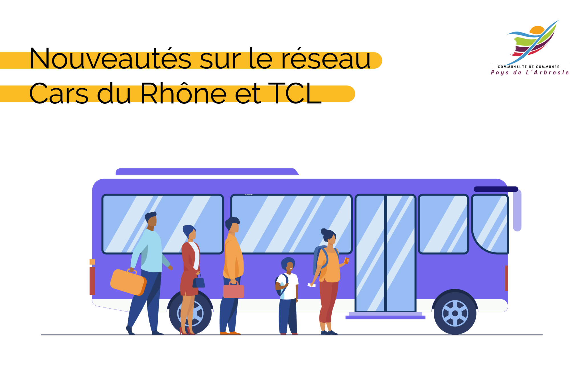 Rentrée 2024 : Nouveautés sur le réseau Cars du Rhône et TCL - Pays de ...