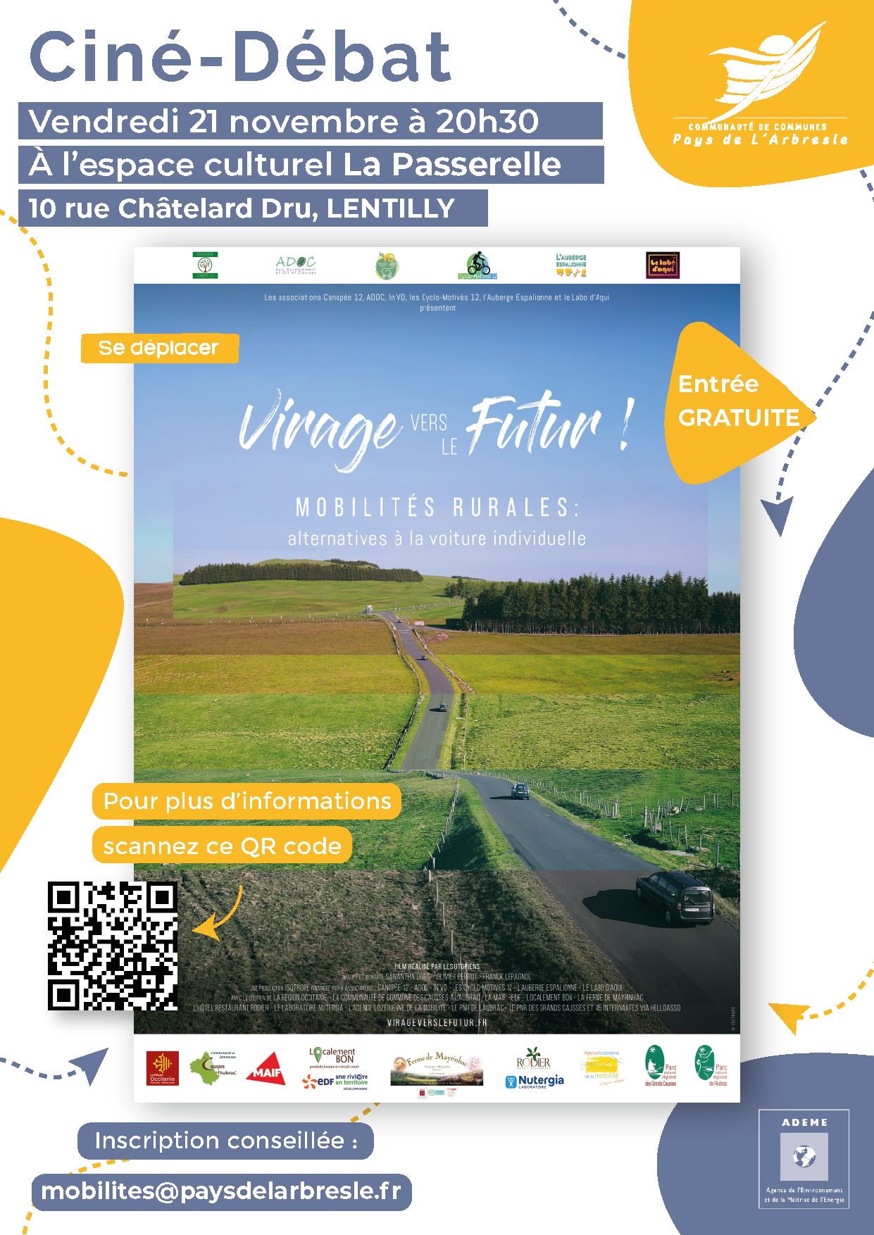 Ciné-débat "Virage vers le futur" à la Passerelle - Pays de L’Arbresle